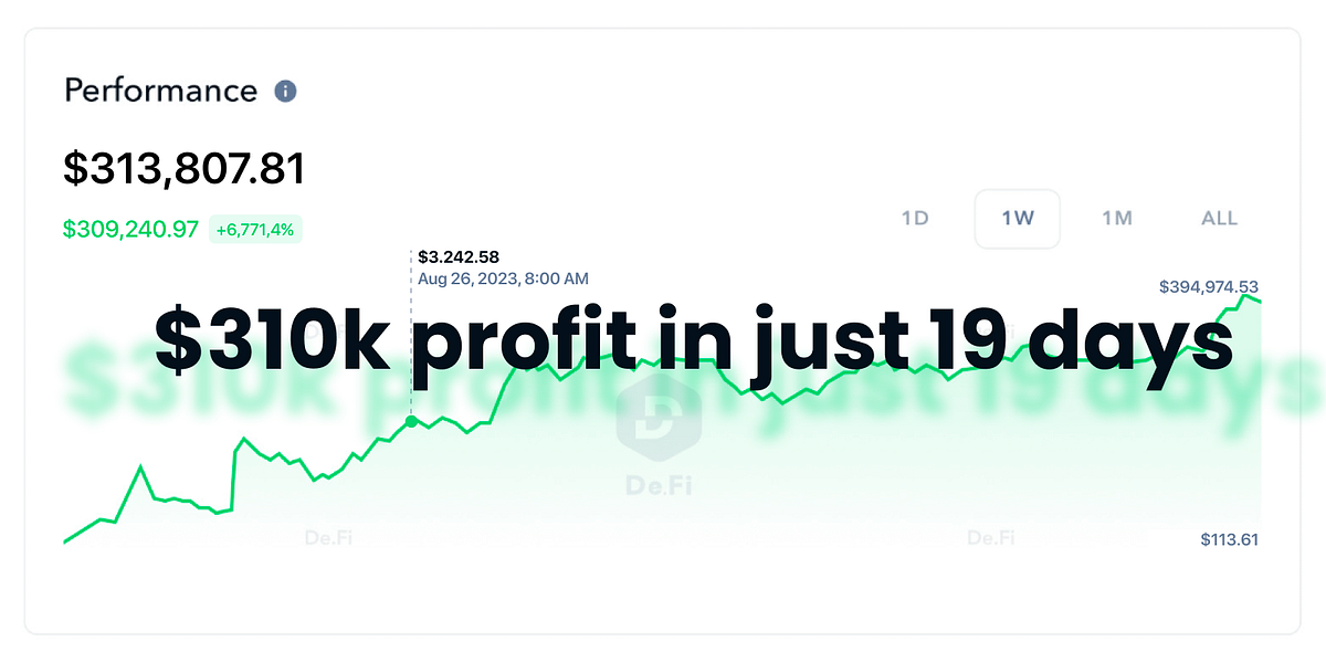 Unlocking the Mystery: How a Wallet Ballooned from $3.2K to $313K | by ...