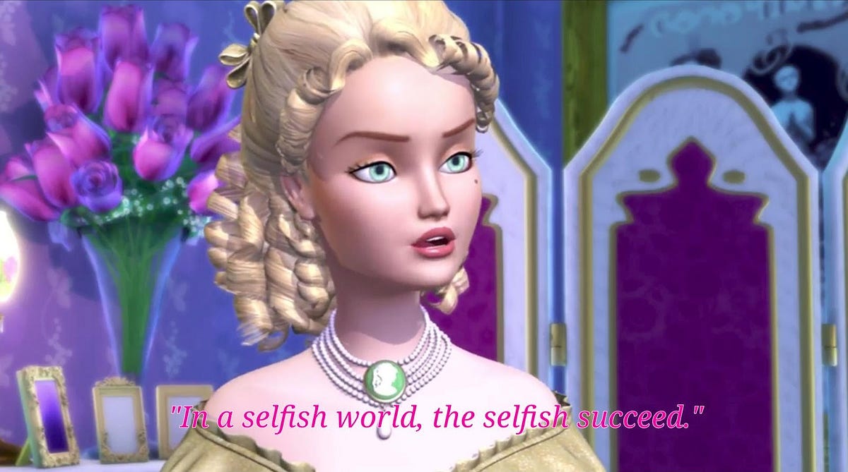 "In a selfish world, the selfish succeed." | by giftwrite | Medium