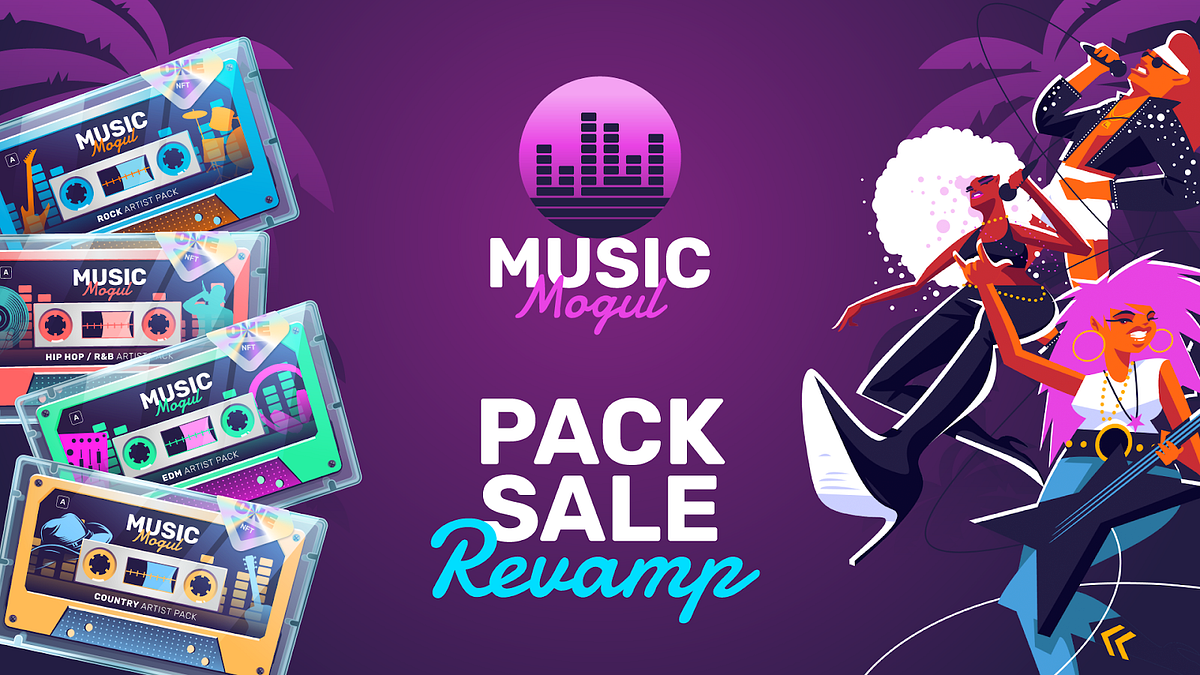 Music Mogul Pack Sale Revamp. WAX Studios’ upcoming Web3 play-and-own ...