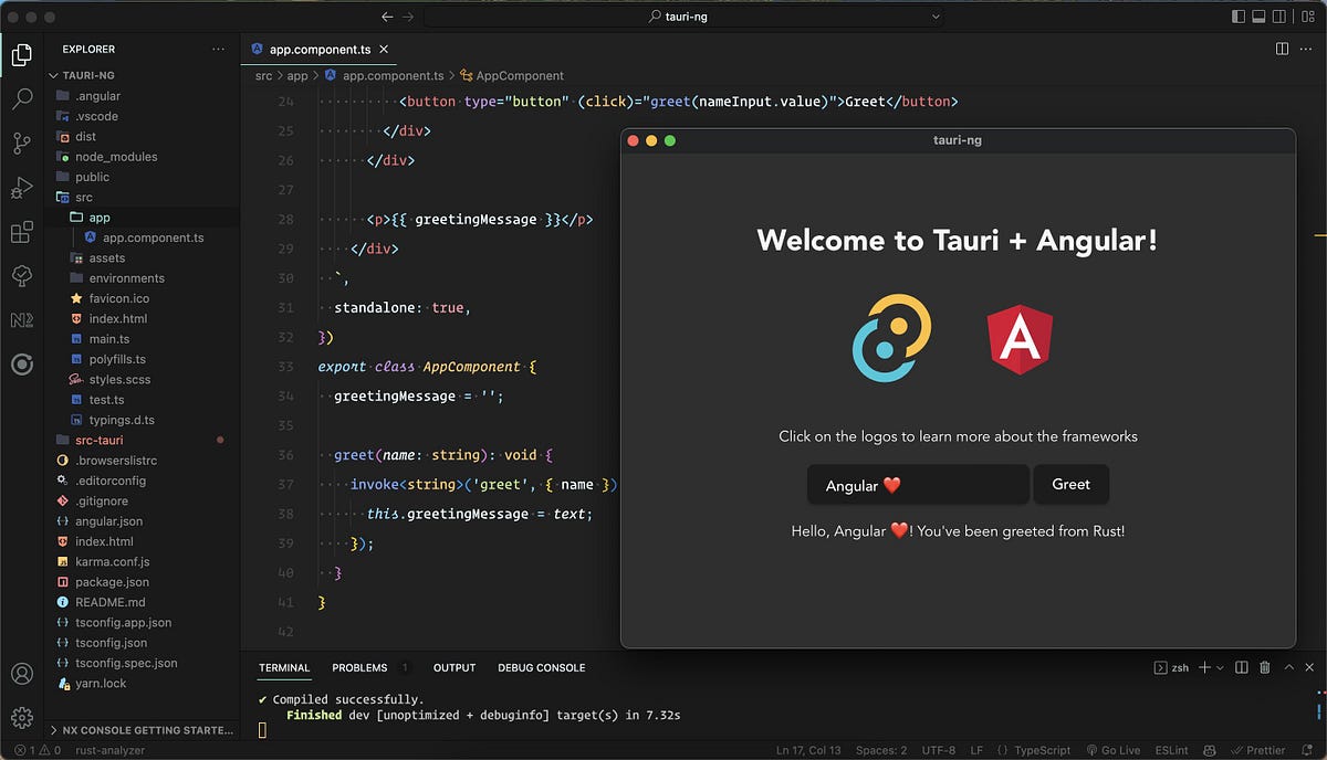 Angular with Tauri: A Comprehensive Step-by-Step Configuration Guide | by Chintanonweb | Stackademic