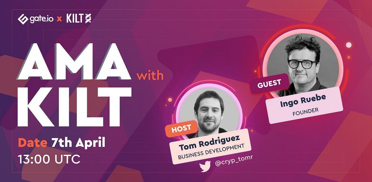 Gate.io AMA - KILT Protocol (Christine Mohan) | by KILT Protocol ...