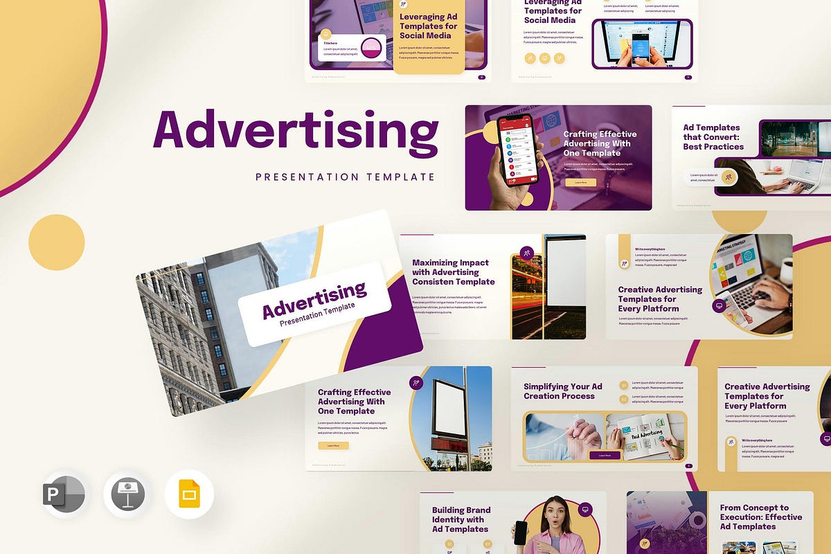 Advertising — Business Google Slide Template - Pixelphoenix - Medium