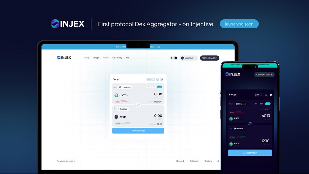 Sneak Peak on Injex Protocol Interface 👀 | by Injex Finance 🥷 | Medium