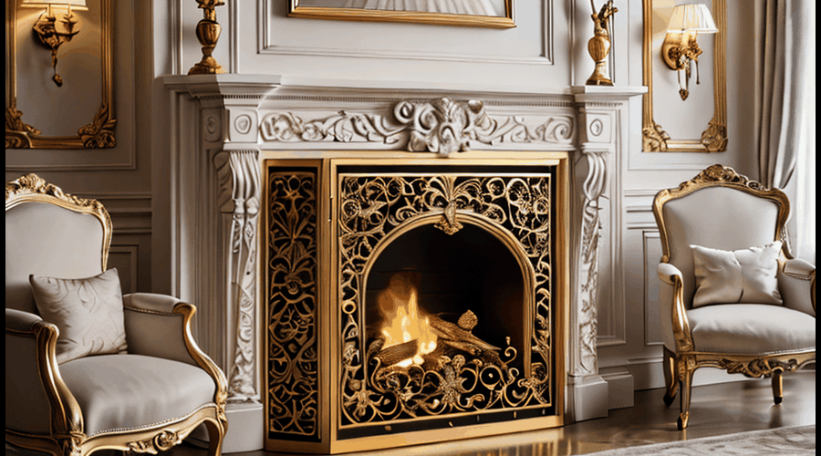 Gold Fireplace Screen | by Landon Hayes | Medium
