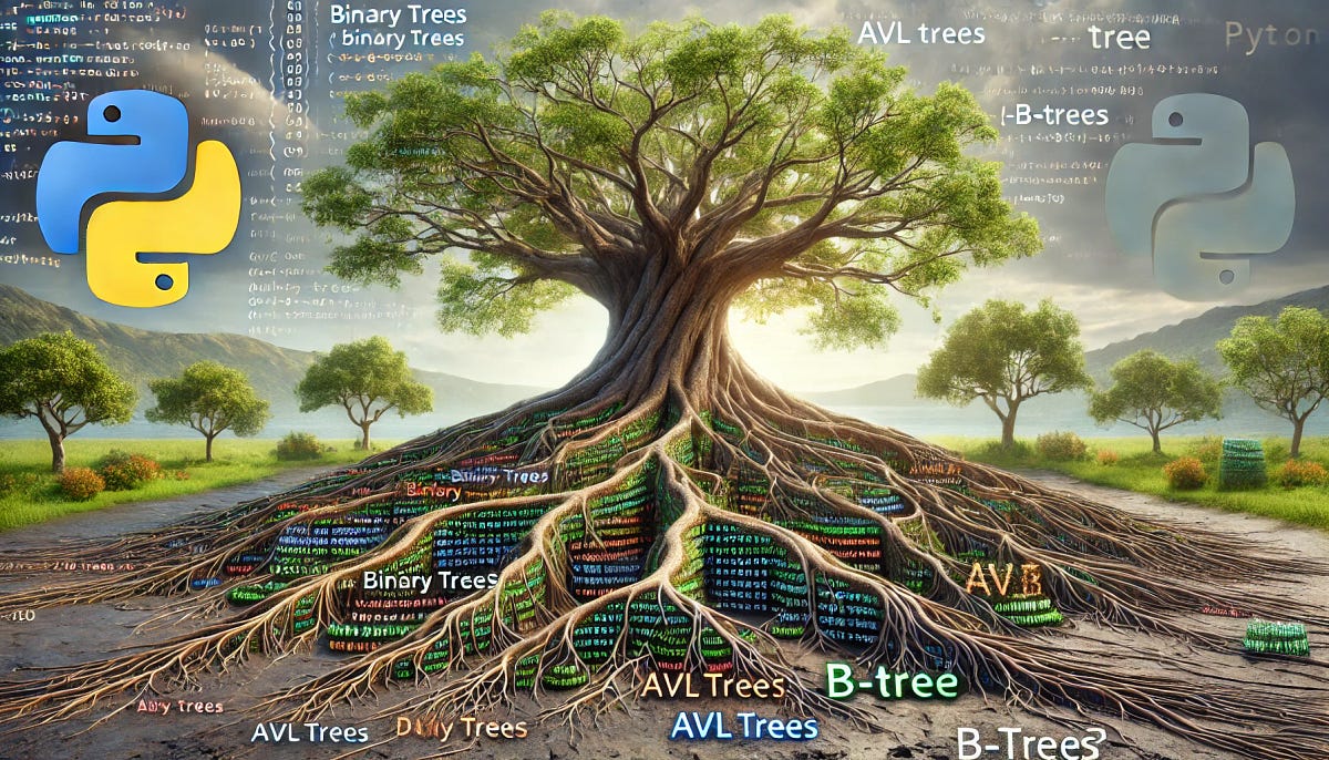 Are Python trees the roots of efficient data structures? | by Katy | Level Up Coding
