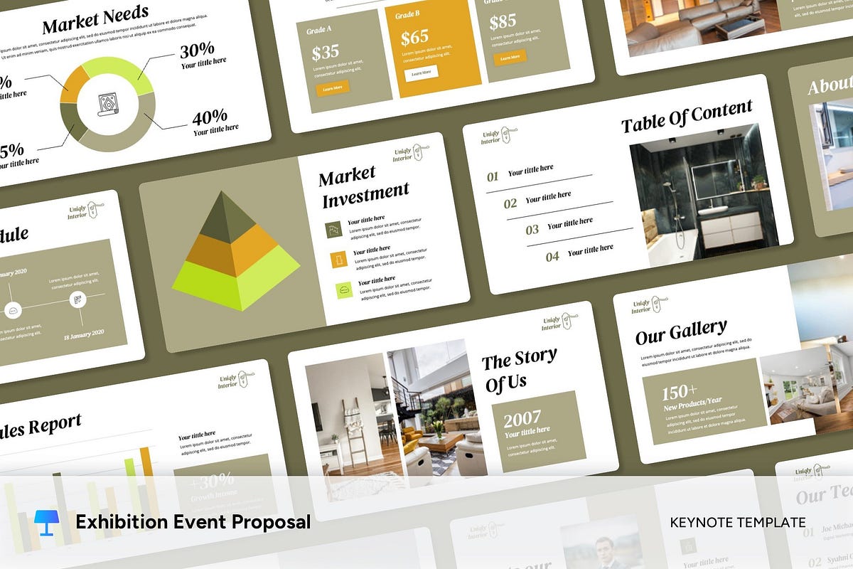 Exhibiton Event Proposal — Keynote Template | by Novanoir | Aug, 2024 ...