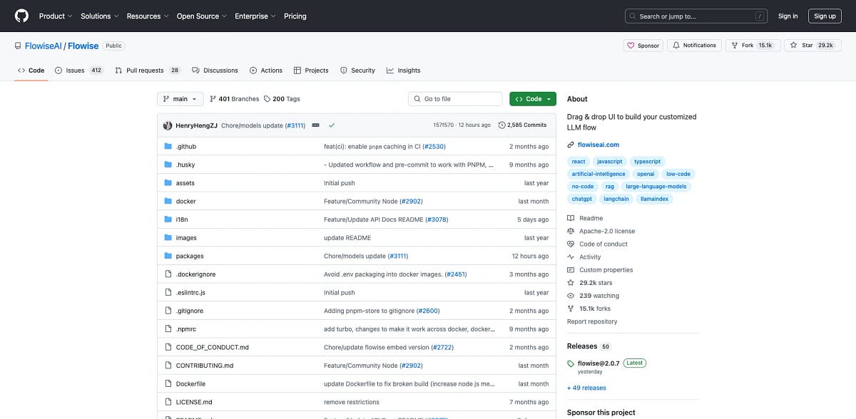 Flowise: 打造定制化LLM应用的开源低代码平台 - leonai - Medium