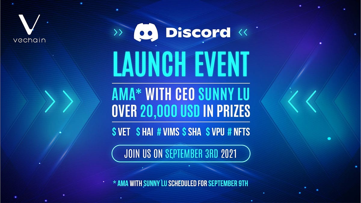 Announcing The VeChain Community Discord Server Launch Event and AMA ...