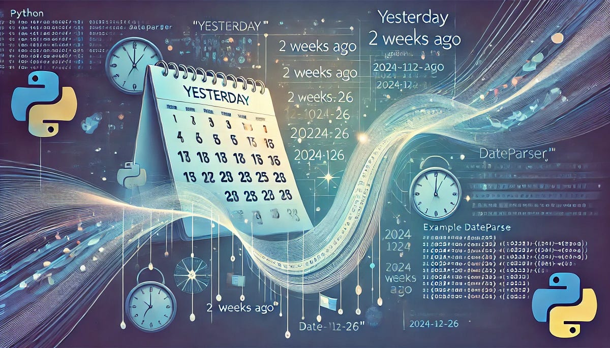 Useful Python Libraries You Might Not Know Existed — Dateparser By Thomas Reid Level Up Coding