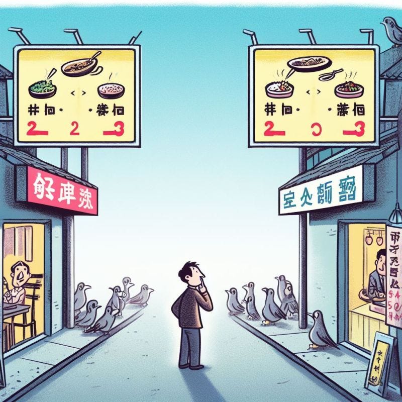 📜 The Tale of Two Restaurants and the Price Dilemma | by neda Hajnasrollah | Medium