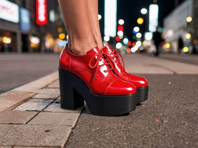 Red Platform Shoes | by Kirsti Takko | Medium