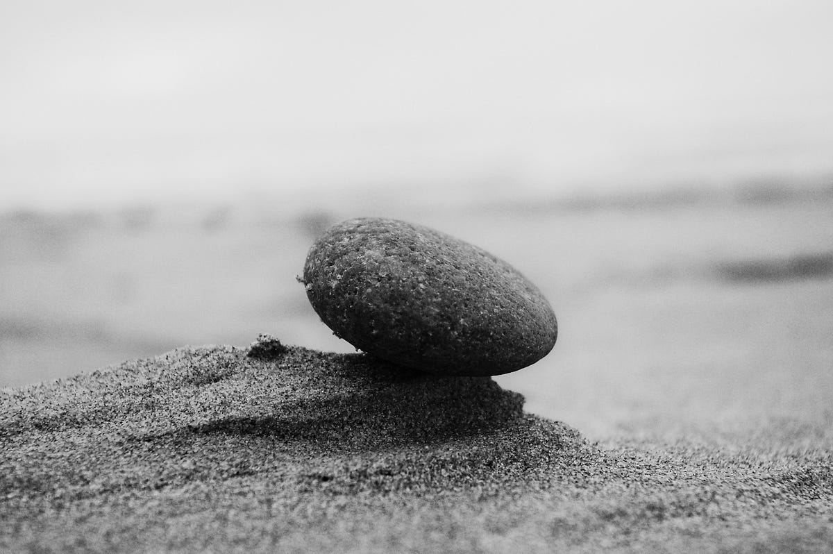 Poem on journey of a pebble | A Mirage