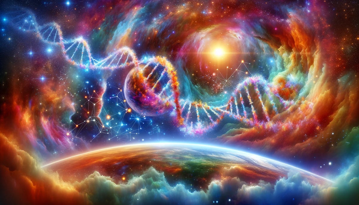 Celestial Genetic Legacy: Tracing the Cosmic Origins of Human DNA | by ...