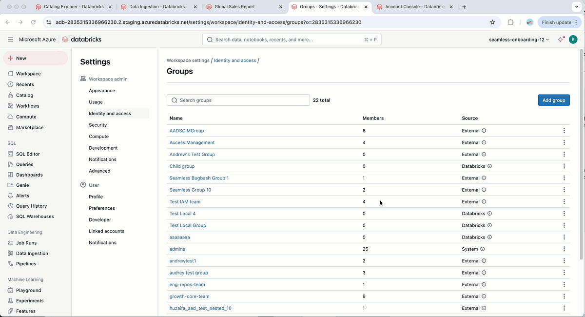 Automating User and Group Sync in Azure Databricks with Microsoft Entra ID | by Pavan Kumar | Medium