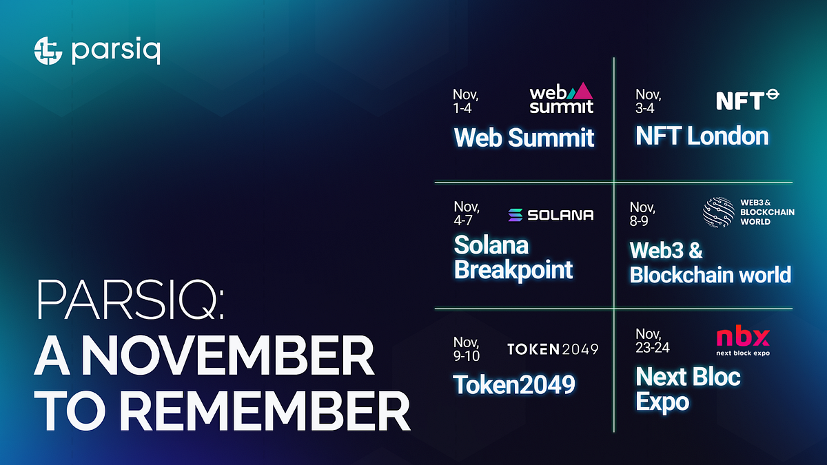 PARSIQ: November Events Calendar. It’s going to be a November to… | by ...