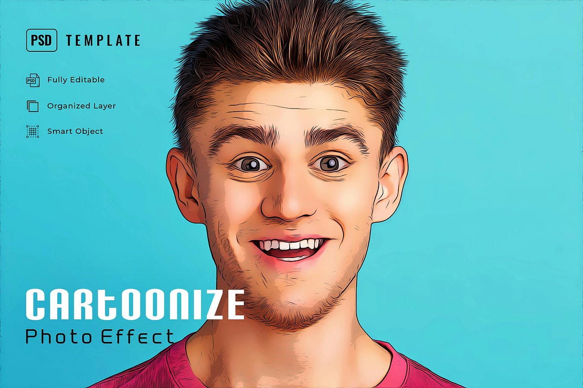 Cartoonize Photo Effect - Pixelphoenix - Medium