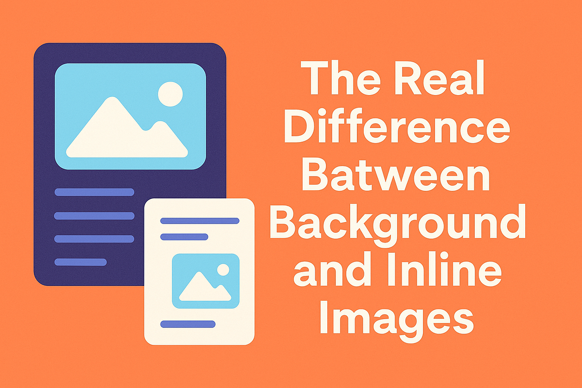 The Real Difference Between Background and Inline Images | by CodeByUmar | Aug, 2025 ...