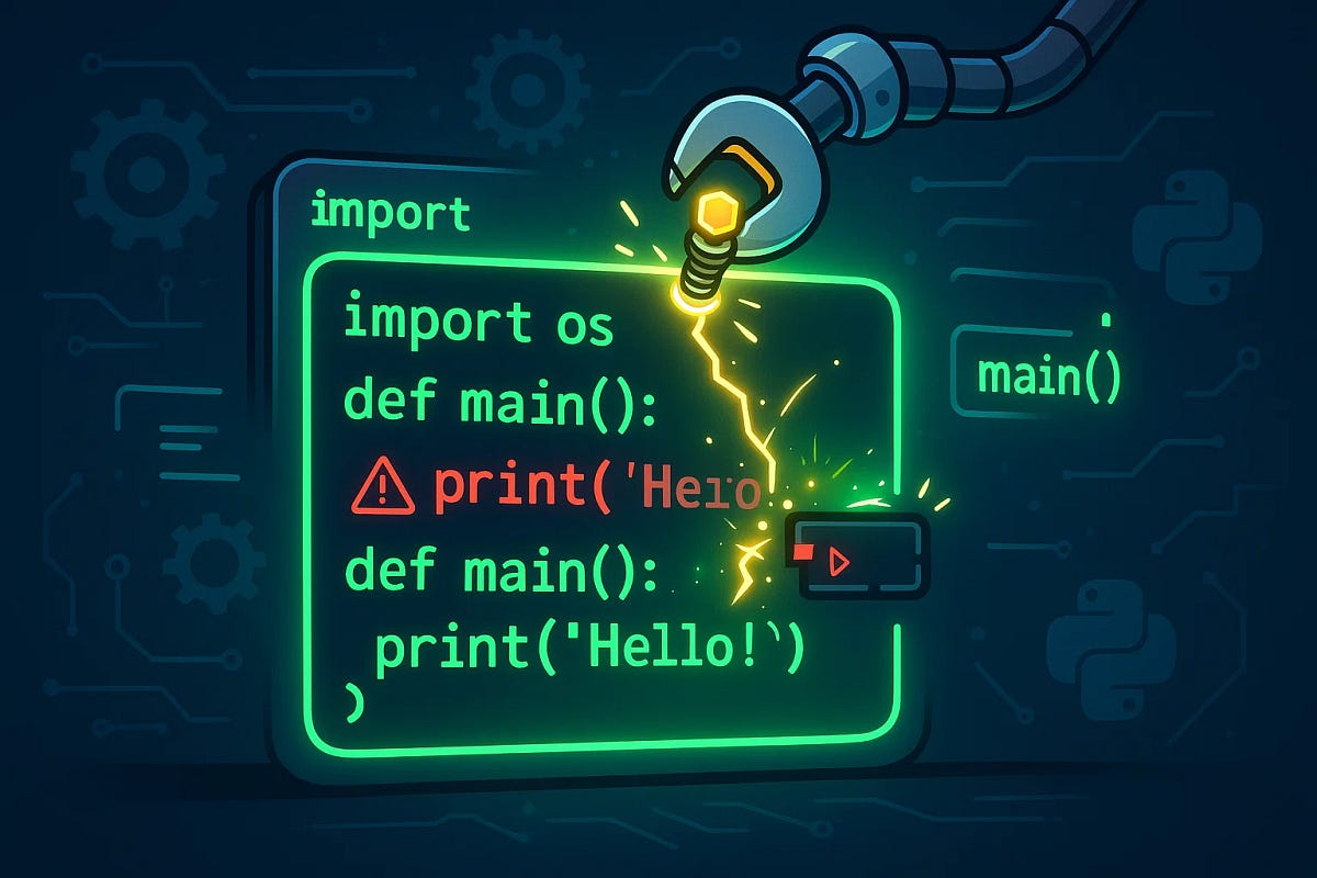 How I Built a Self-Healing Python CLI That Fixes Broken Imports and Typos Automatically | by ...