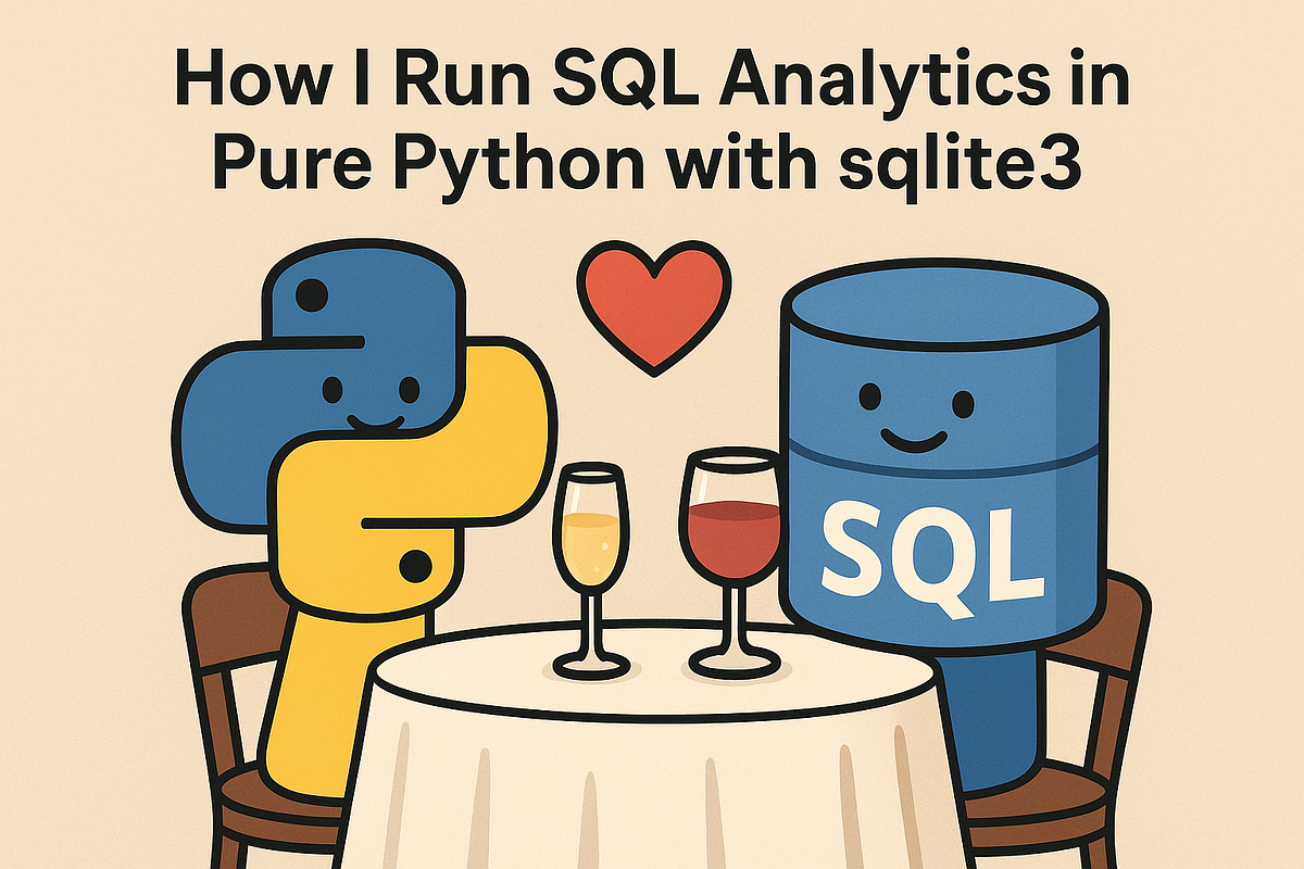 How I Run SQL Analytics in Pure Python with sqlite3 | by Jaume Boguñá ...
