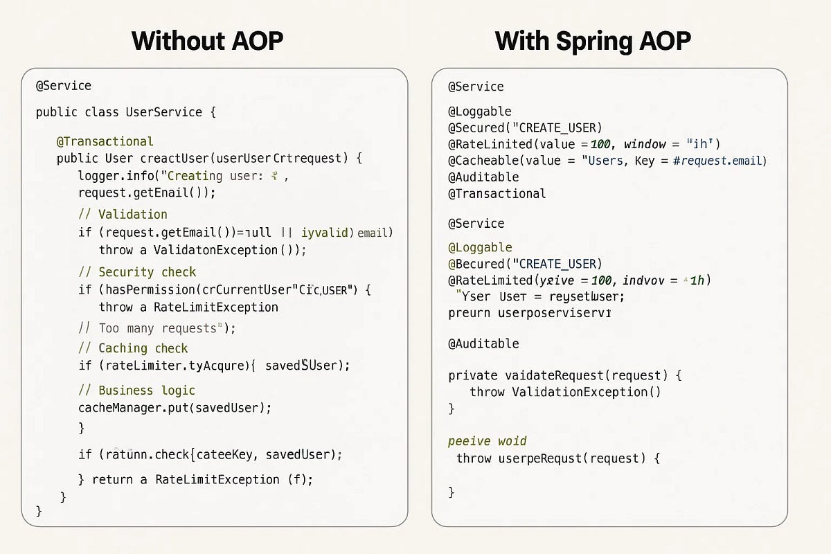 Clean Java Code Without AOP? Here’s Why It’s Practically Impossible | by ArchitectOfExperience ...