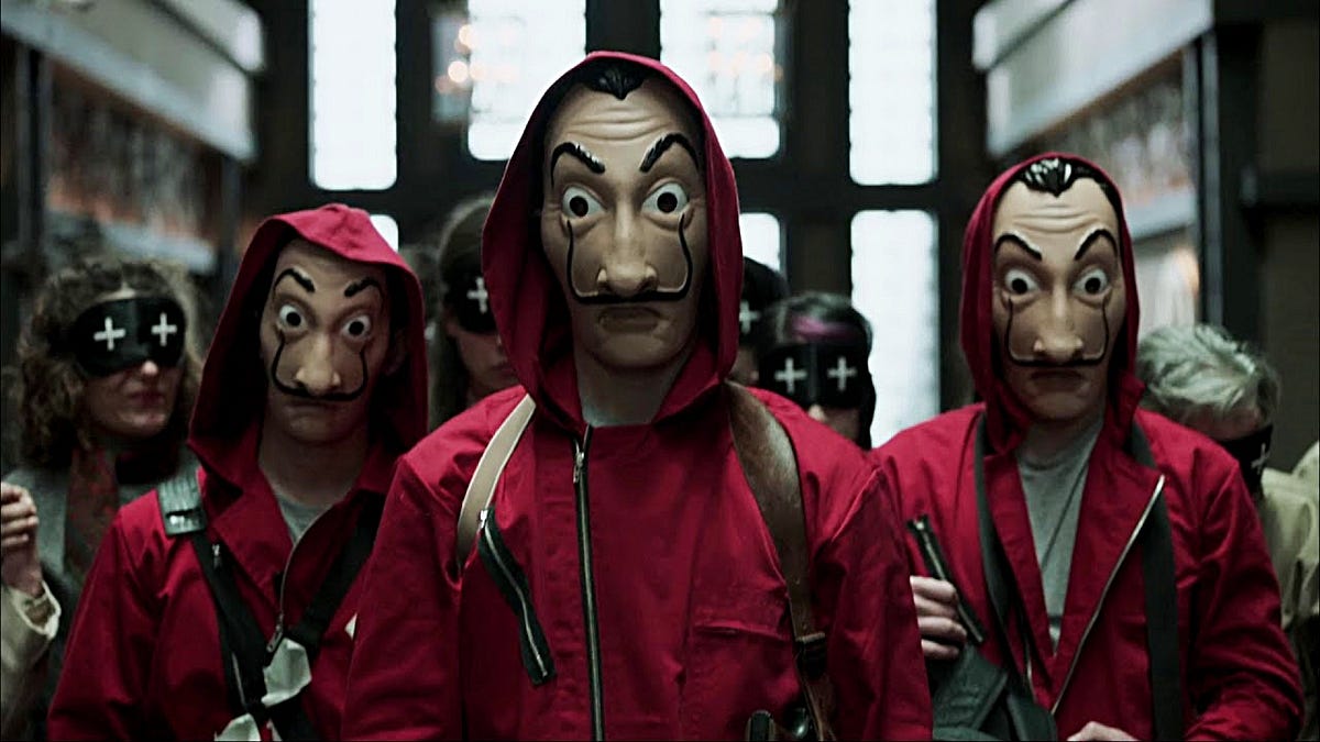 The meaning of the mask of Dalì in “La casa de Papel” | by Benedetta Cerri | Artupia Stories ...