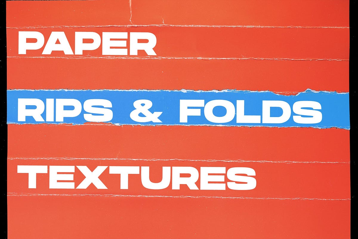 Paper Rips & Folds Textures VOL. 1 - Spectralshaman - Medium