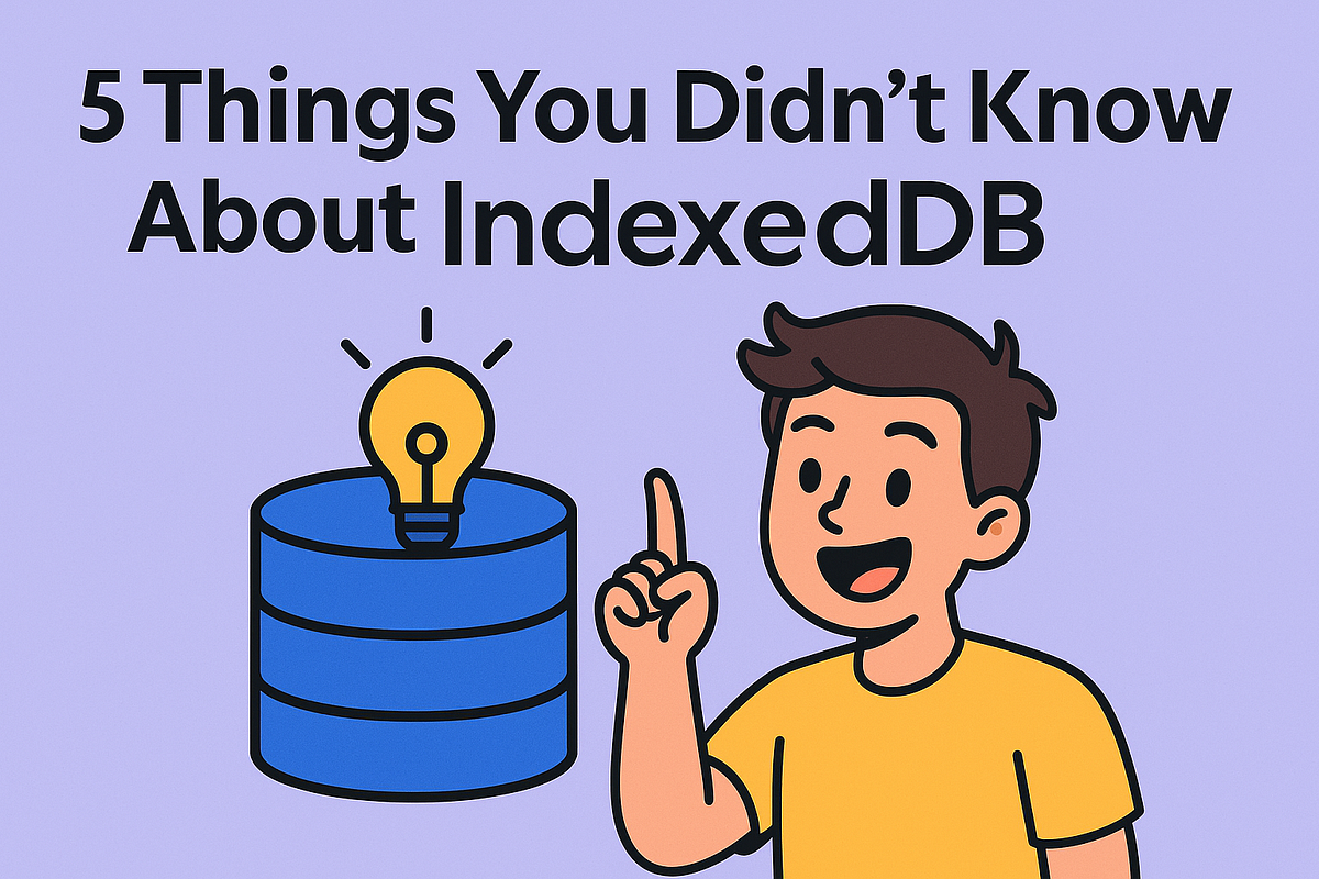 5 Things You Didn’t Know About IndexedDB | by CodesByUmar | Jul, 2025 | JavaScript in Plain English