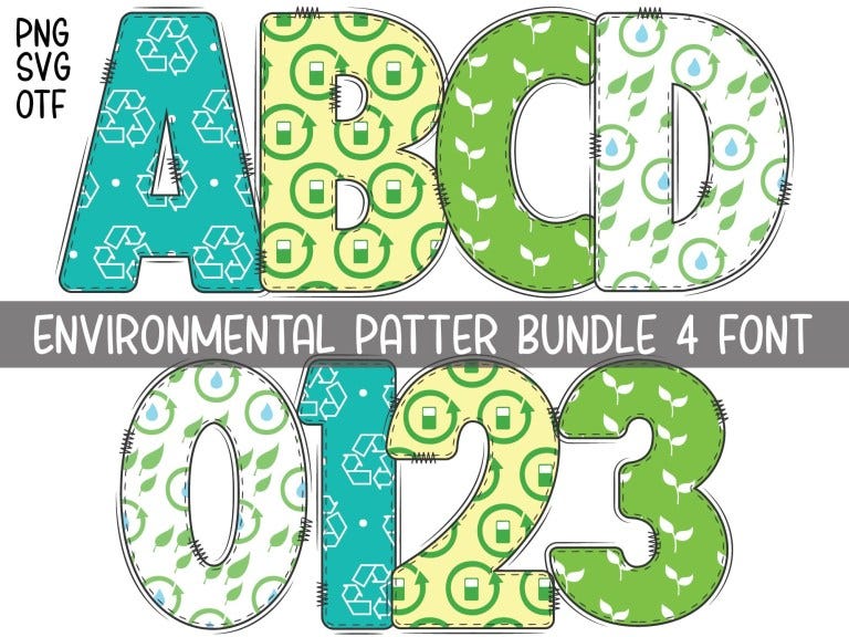 Environmental Patter Font | by kaisunnan8 | Jun, 2024 | Medium