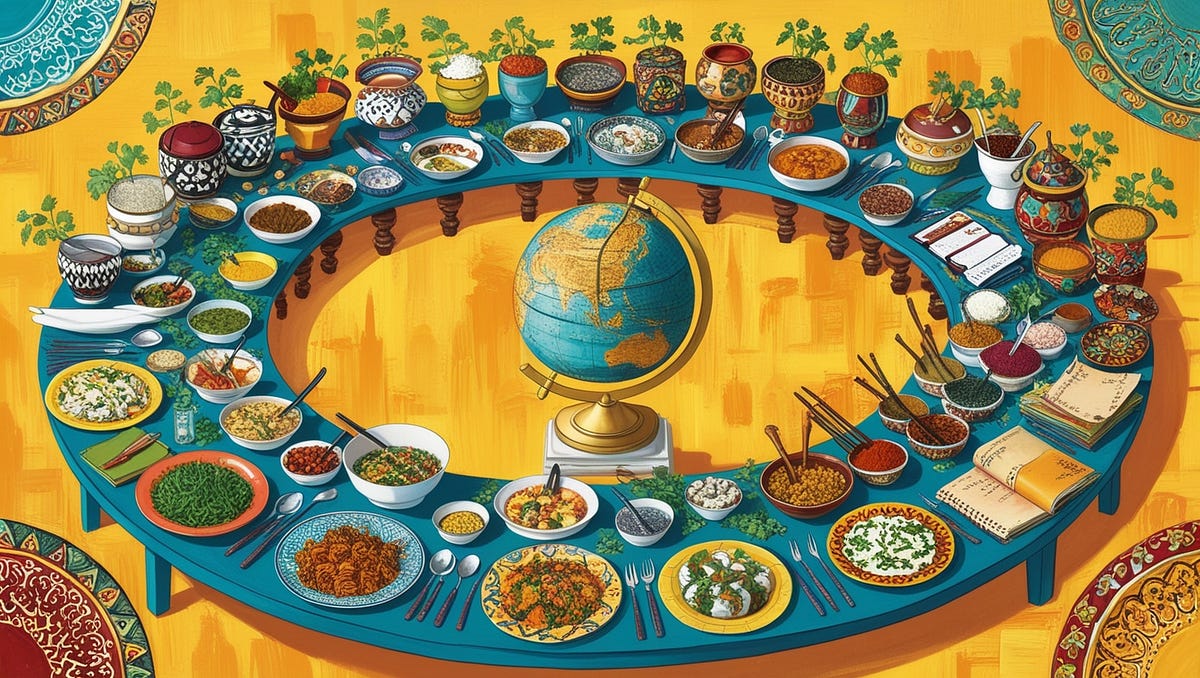 Global Flavors: A Culinary Journey Around the World | by Elayne Brown ...
