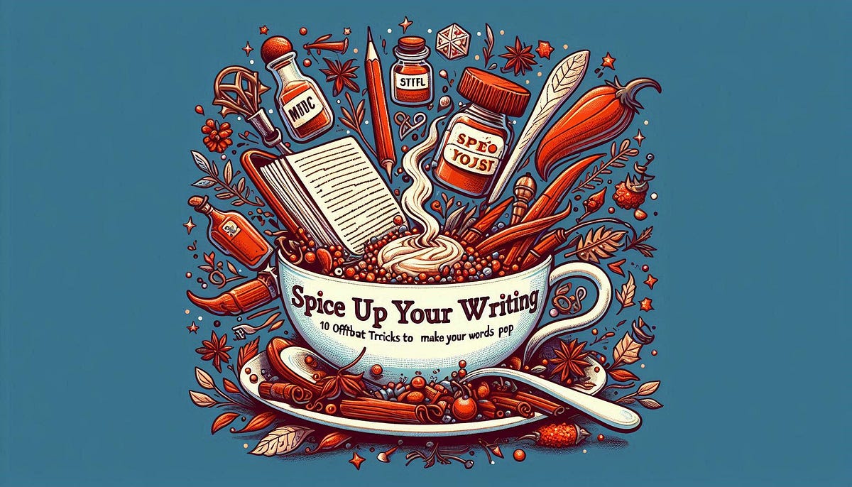 Spice Up Your Writing: 10 Offbeat Tricks to Make Your Words Pop | by C ...
