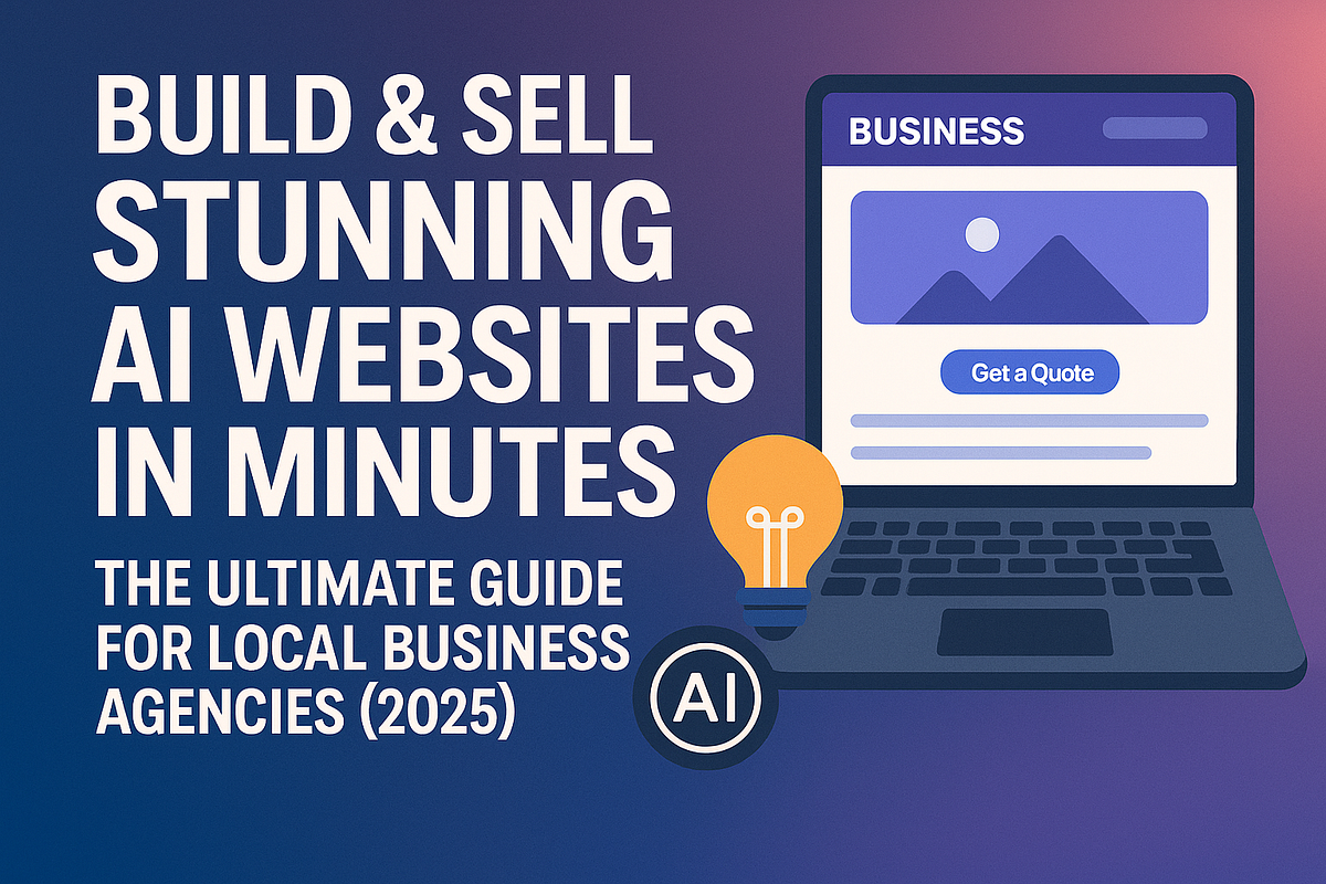 🚀 Build & Sell Stunning AI Websites in Minutes: The Ultimate Guide for ...