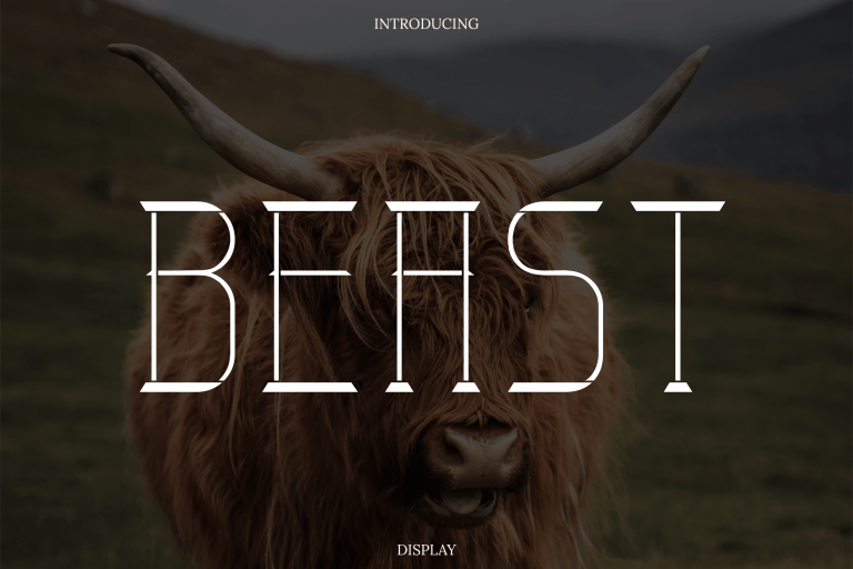 Beast Font Free Download - Ichiban - Medium