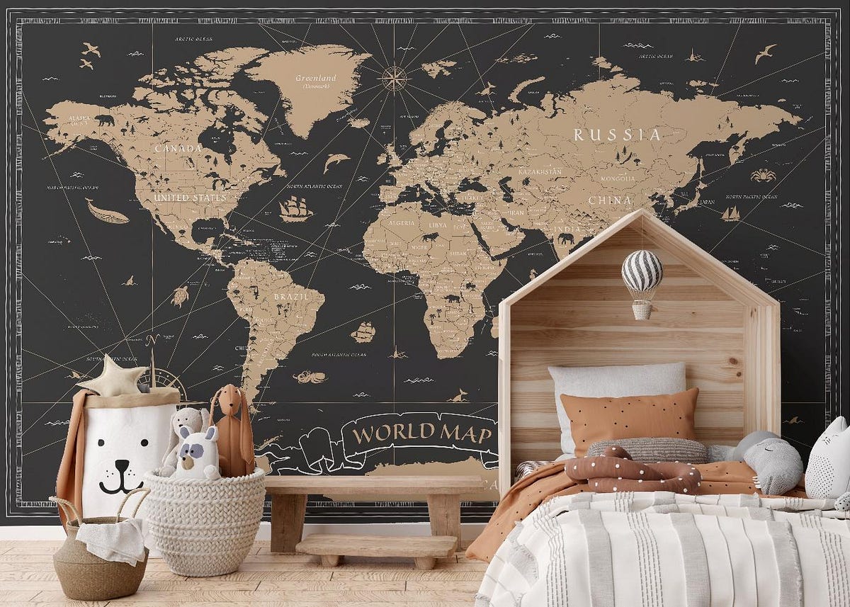 5 Beautiful World Maps Wallpapers to Give You a Sense of Connection to ...