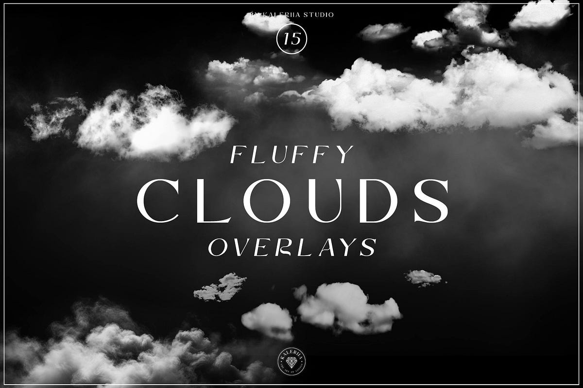 Fluffy Clouds Overlays (Textures) | by Neonnomad | Medium