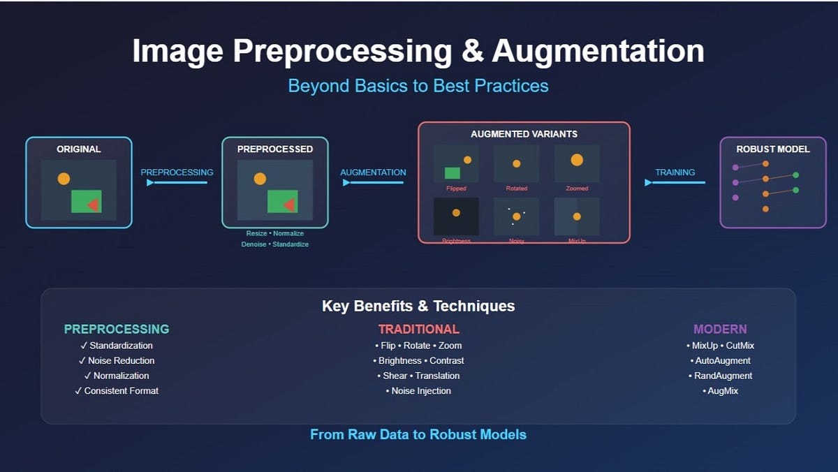 Image Preprocessing & Augmentation for Vision Models: Beyond Basics to Best Practices | by Amit ...