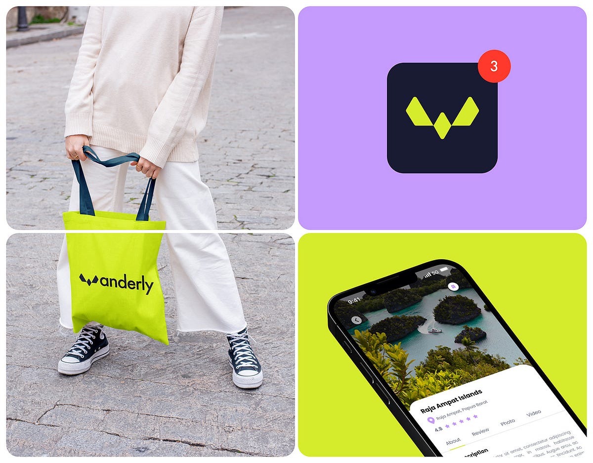 Elevating Journey Branding: Wanderly’s Visible Id | by Sara Dorsey ...