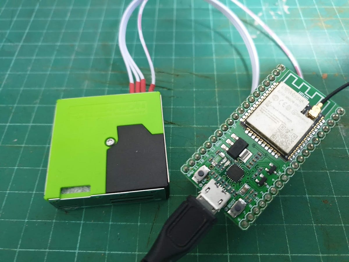 ESP32 Lite + Sensirion SPS30 {uart} ทำตัววัดฝุ่น DIY แบบ Maker กันเถอะ | by Sonthaya Boonchan ...