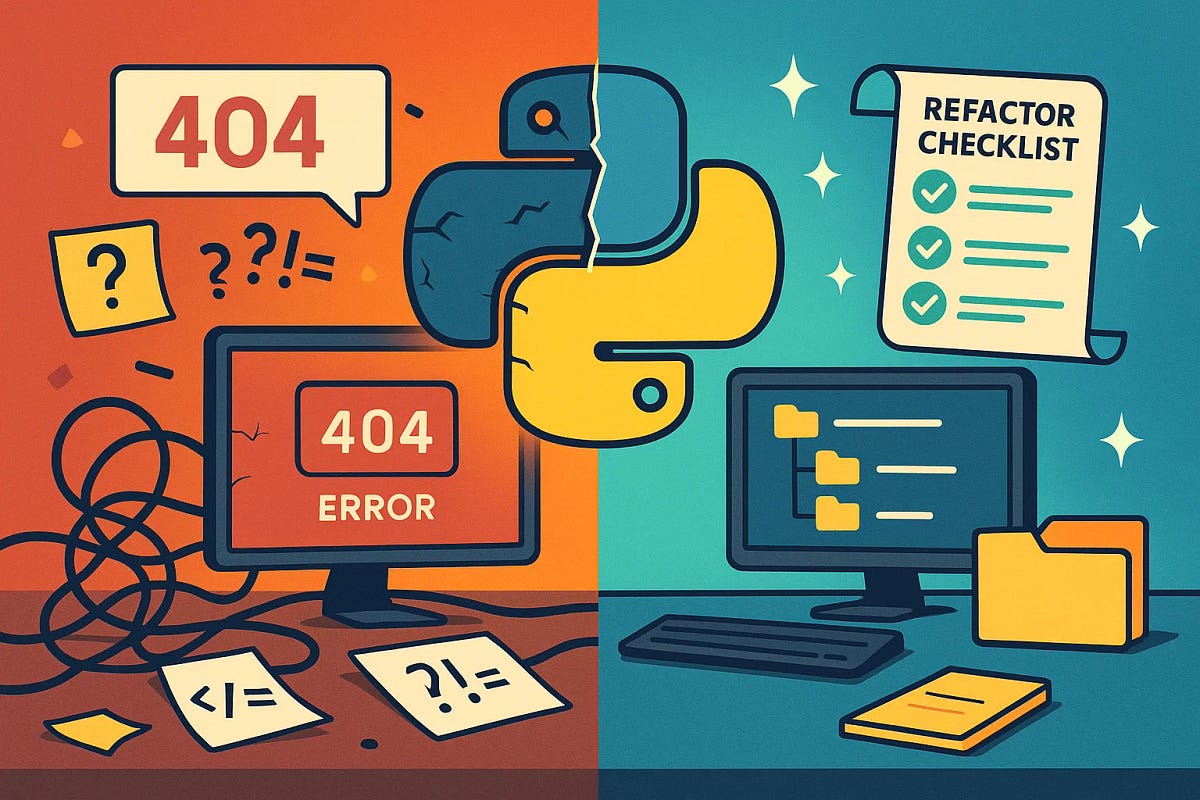 The Refactor Checklist I Now Use for Every Python Project | by Umar ...