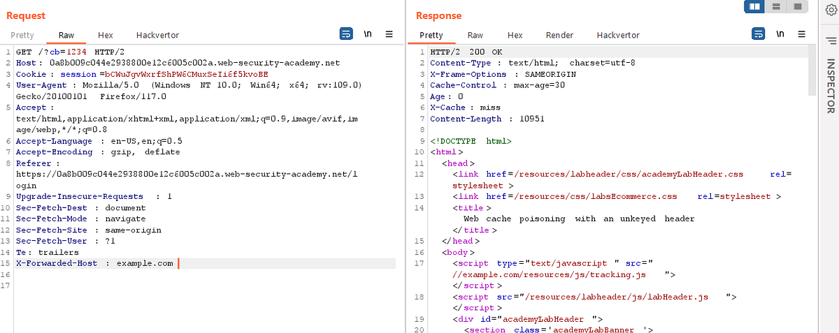 Web cache poisoning (Portswigger) | by Anmol Singh Thakur | Medium