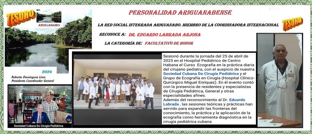 Ariguanabo en línea: Personalidades ariguanabenses. Dr. Eduardo Labrada ...