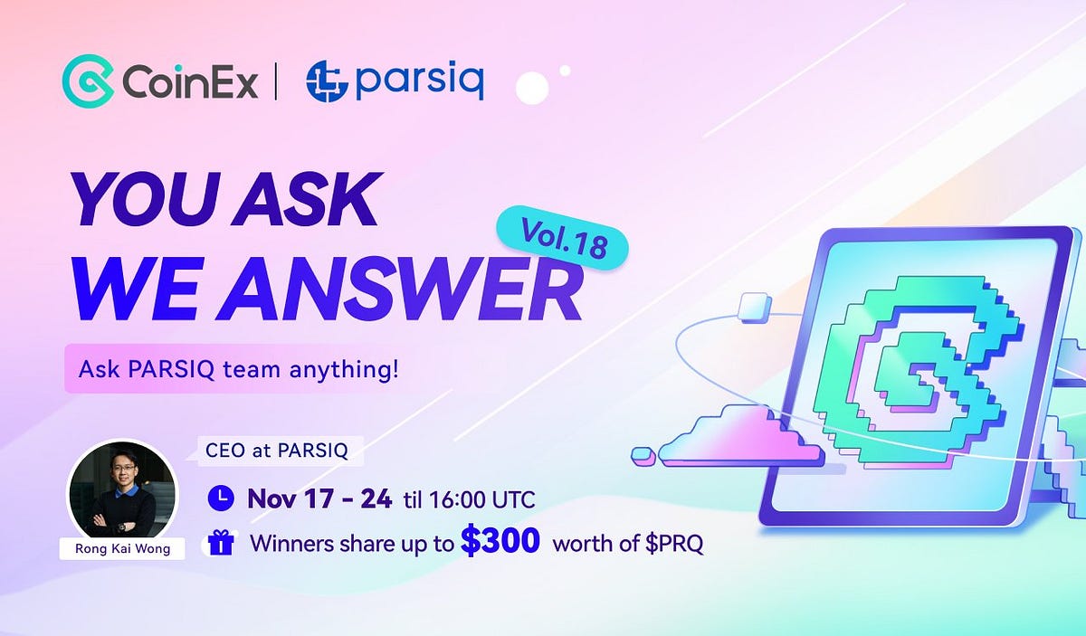 CEO Rong Kai joins CoinEX for their “You Ask, We Answer” series | by Reactive Network | Reactive ...