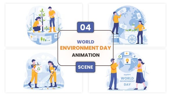 World Environment Day Animation Scene - Yvessaintlaurent - Medium