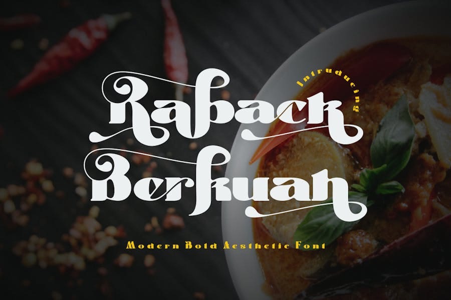 Raback Berkuah Font | by audrey97 | Medium