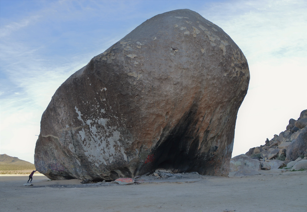 Giant Rock. The Giant Rock in the central Mojave is… | by Chris Bigaj ...