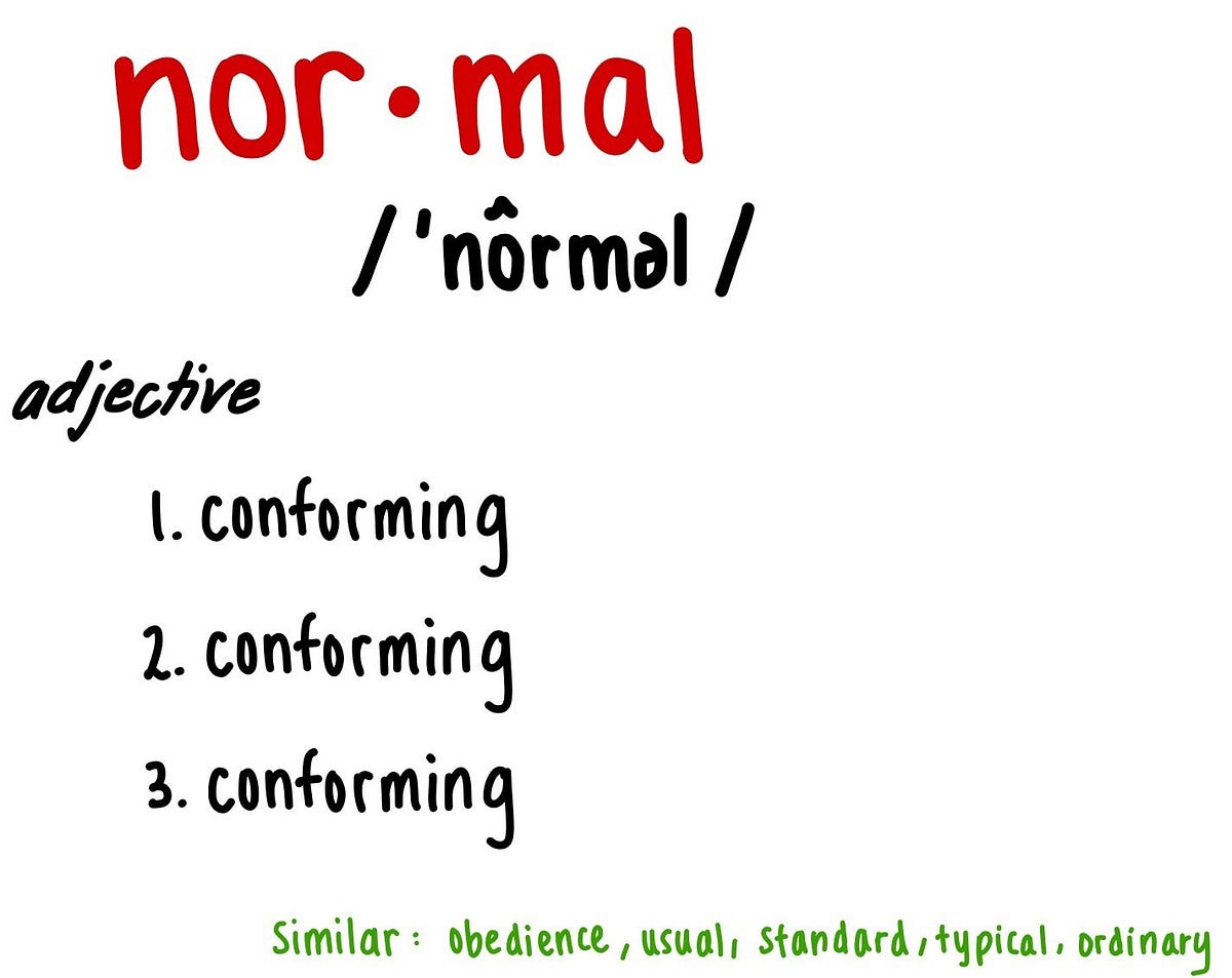 What is normal?. Explore what it means to be normal in… | by Sricherry ...