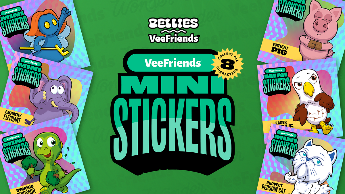 Collectible Fun for Hungry Bellies: VeeFriends Mini Stickers Launch in ...