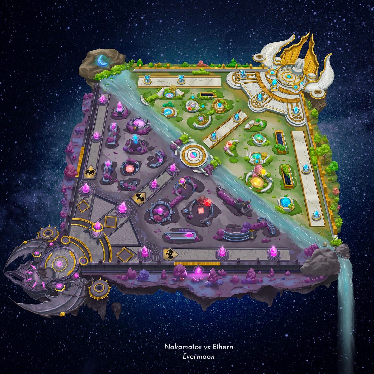 Evermoon 5v5 MOBA Map: Battlefield of Destinies | by Evermoon | Medium