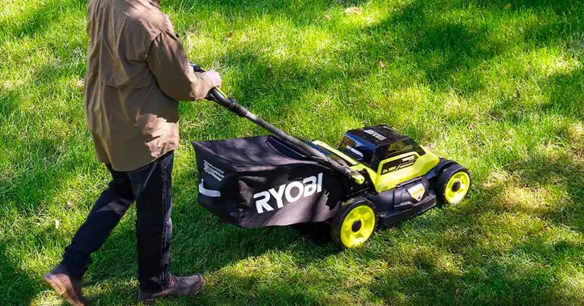RYOBI 18V mower with four 4Ah batteries $429, more | by kay owusu | Medium