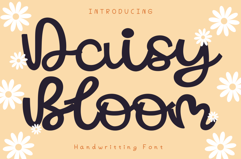 Daisy Bloom Font Free Download - Kaitooon - Medium