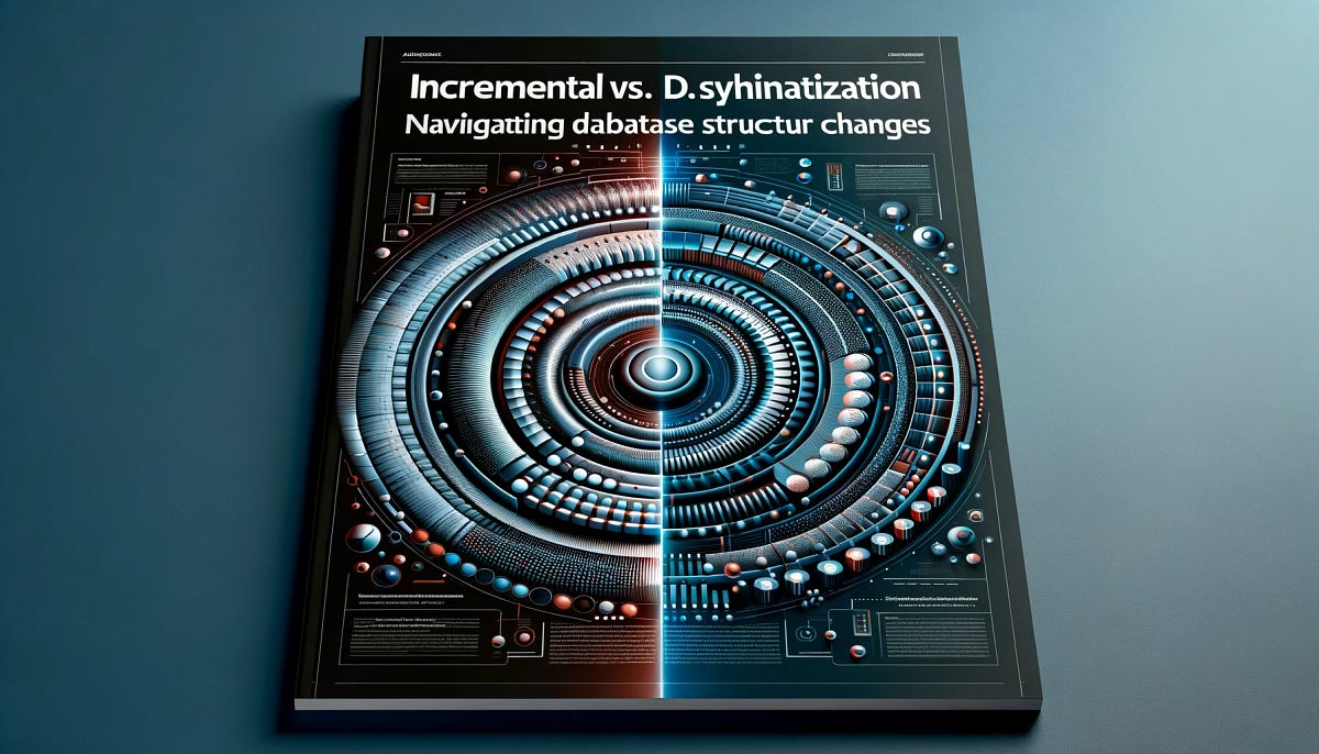 Increment vs. Difference: Syncing Database Structure Changes | by poloxue | Stackademic
